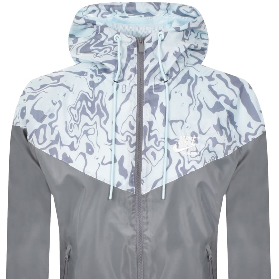 Nike Windrunner All Over Print Jacket Cool Grey | Mainline Menswear